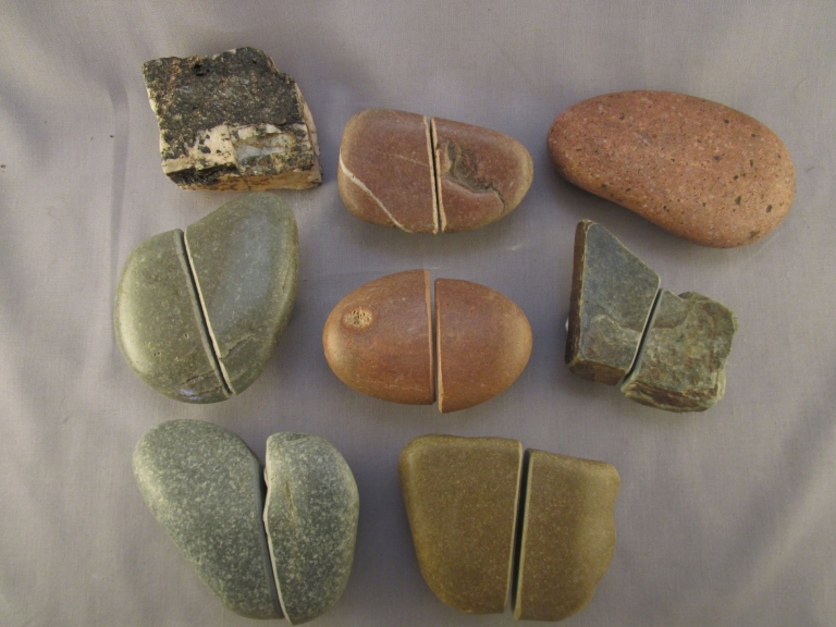 Split Stone Knobs – Skipping Stones Studio