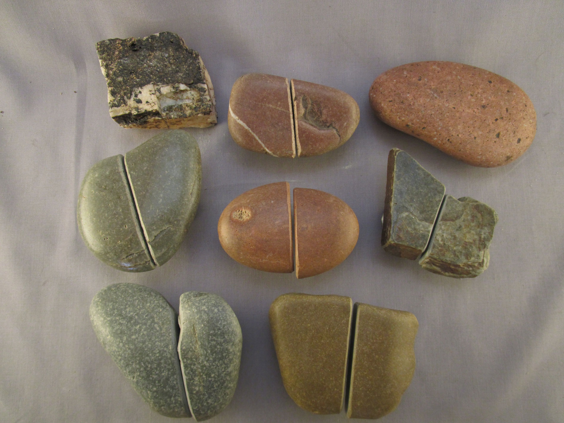 Split Stone Knobs – Skipping Stones Studio